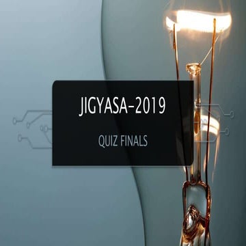 JIGYASA SCIENCE QUIZ | PPTX