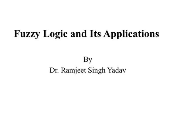 fuzzy fuzzification and defuzzification | PDF