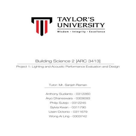 FINAL REPORT PROJECT 1 LIGHTING AND ACOUSTIC PERFORMANCE.pdf