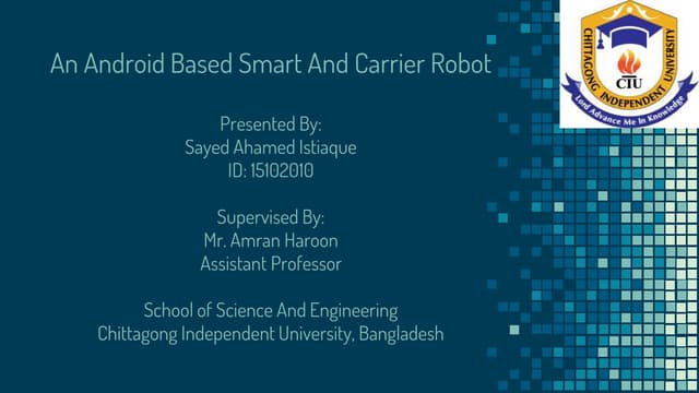 Voice controlled robot ppt | PPTX