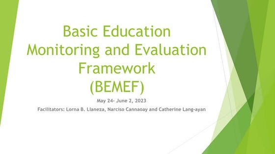 School Monitoring, Evaluation and Adjustment (SMEA): Activity ...