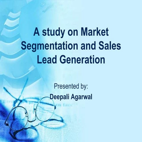 Lead generation and Marketing segmentation | PPTX | Marketing and ...