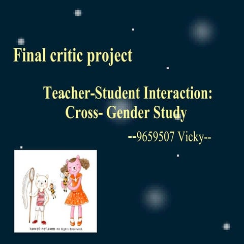 Final Critic Project | PPT