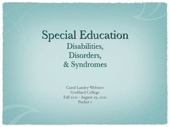 Laws And Mandates For Persons With Disabilities | PPTX | Special Needs ...