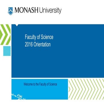 Faculty of Science 2016 Orientation | PPTX | Undergraduate Education ...