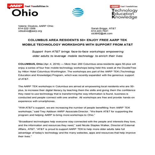 Final hh - 16.4.4 - columbus aarp tek | DOCX | Smartphones | Consumer ...