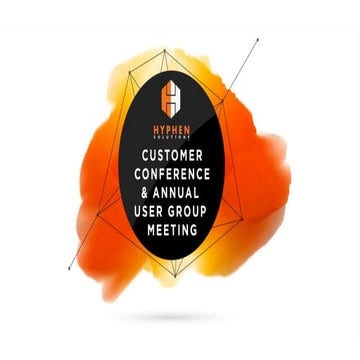 Hyphen Solutions Product Roadmap - 2018 Customer Conference | PPTX