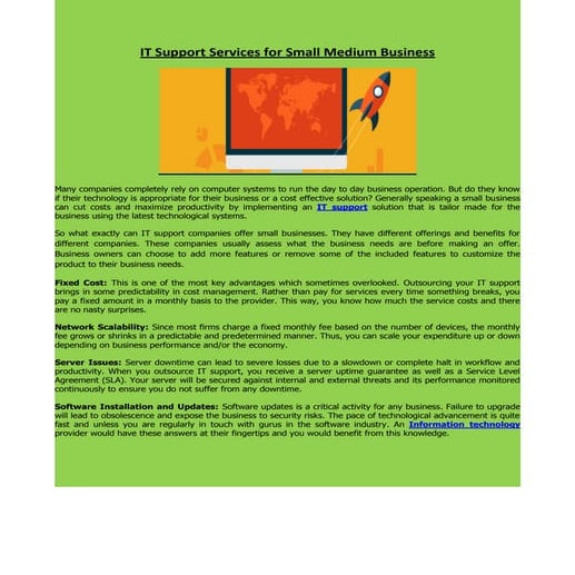 managed-it-services | PDF | IT and Internet Support | Internet