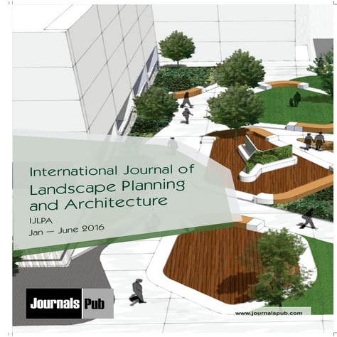 International Journal of Landscape Planning and Architecture vol 2 ...
