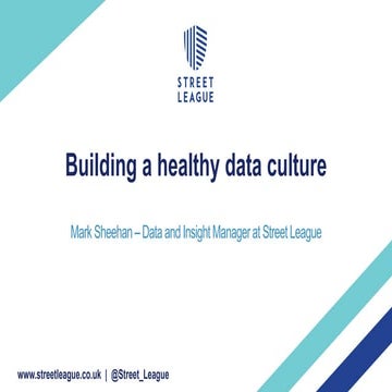 Building a healthy data culture | PDF