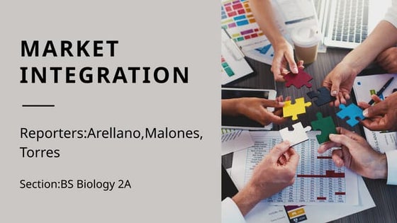 What is Market Integration and Its Types | PDF