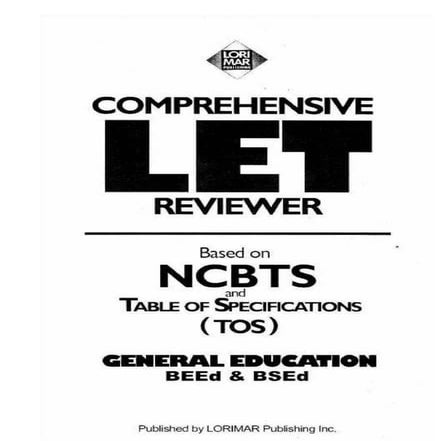 NCBTS General Education for LET Examination .pdf