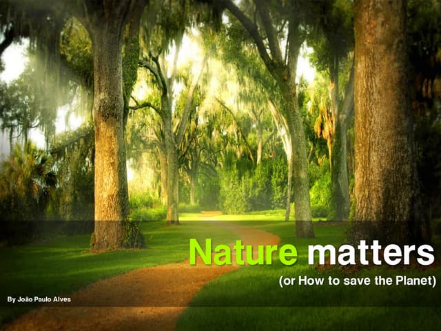 RECONNECT WITH NATURE | PPT