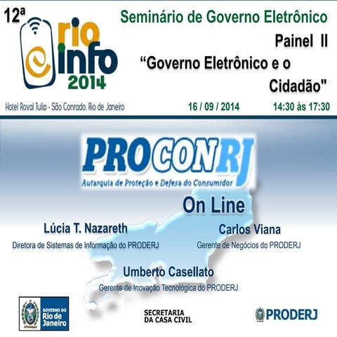 Procon RJ On Line | PPTX