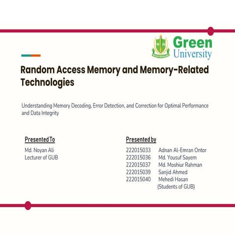 Random-Access-Memory-and-Memory-Related-Technologies.pptx