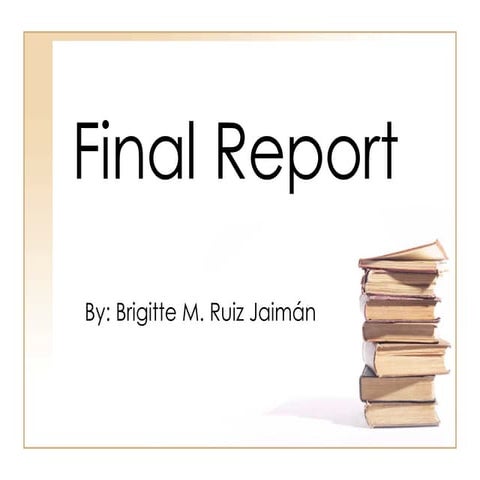 Final Report | PPT