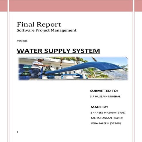 WATER SUPPLY SYSTEM | DOCX