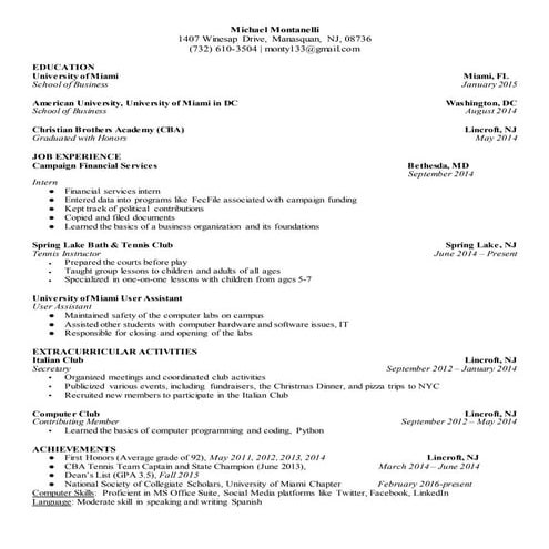 Final resume | DOCX