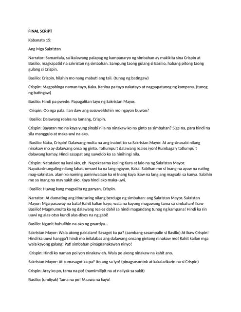 NOLI-ME-TANGERE-KABANATA-16-Si-Sisa.pptx