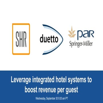 STR: Hotel Industry Overview