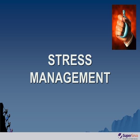 PPT on Stress Management PPT on Stress Management | PPT