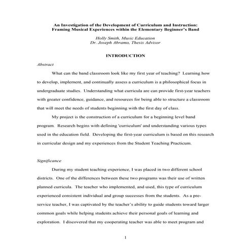 Senior Thesis Research Paper | DOC