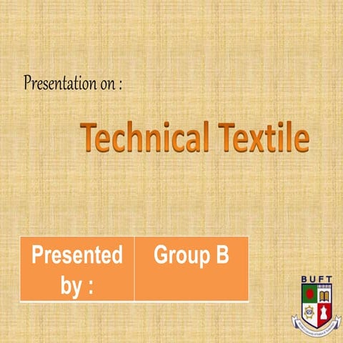 Technical Textile | PPTX
