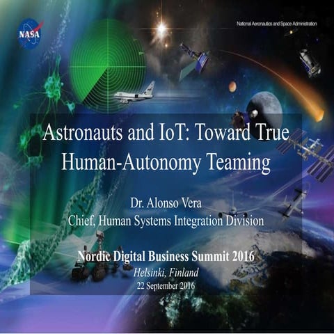 Astronauts and IoT: Toward True Human-Autonomy Teaming | PPT