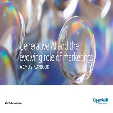 CMO Playbook Report | PDF
