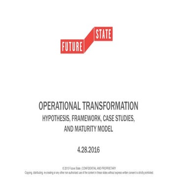 Operational Transformation Framework | PPTX