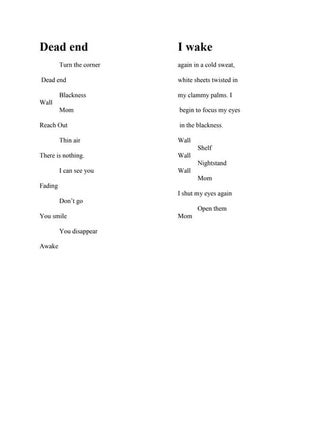 Two Voice Poem | PDF