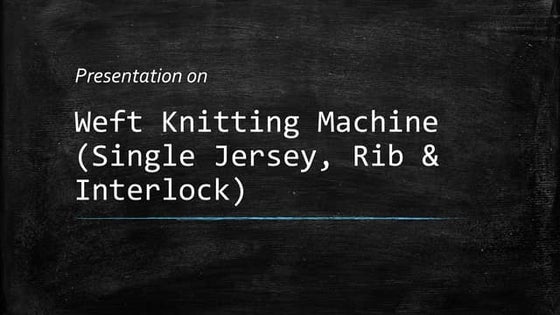 basics-of-knitting-purl-and-interlock-fabric | PDF