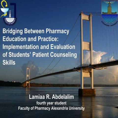 Bridging Between Pharmacy Education and Practice: Implementation and ...