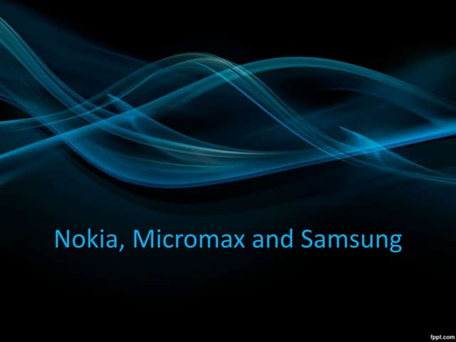 Samsung Company Presentation | PPTX