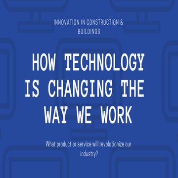 How Technology Is Changing The Way We Work | PDF