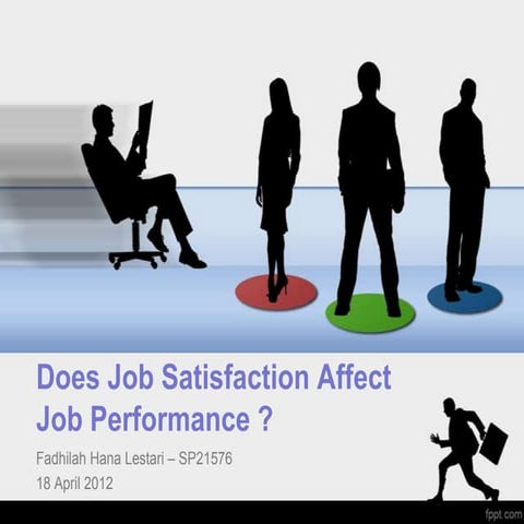 Job Satisfaction & Job Performance | PPTX