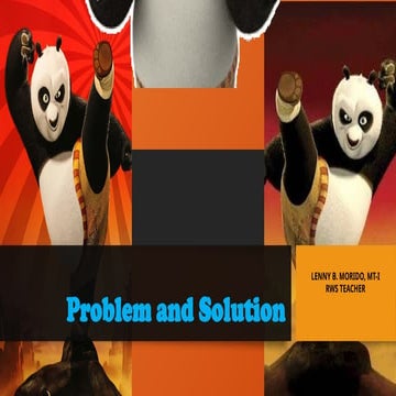 Problem and solution for demo TEACHER DEPED | PPTX