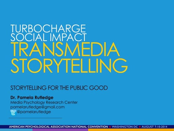 Active Story System - design methodology for transmedia storytelling | PDF