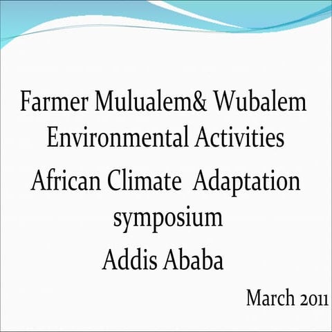 Mulualem Birhane Lieh and Wubalem Mengist Sewagne: Environmental ...