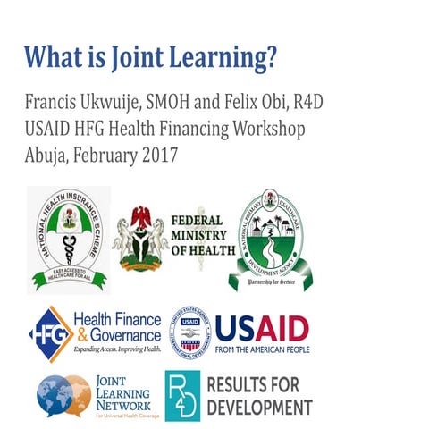 What is Joint Learning? | PDF