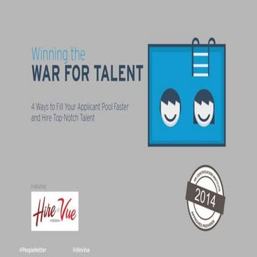 Winning the War for Talent: 4 Ways to Fill Your Applicant Pool Faster ...