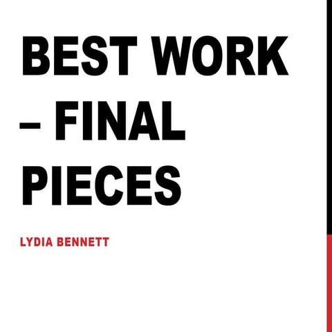 Best work presentation 349794793 | PPTX