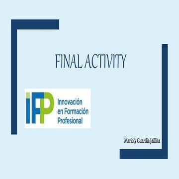 Final activity | PPT