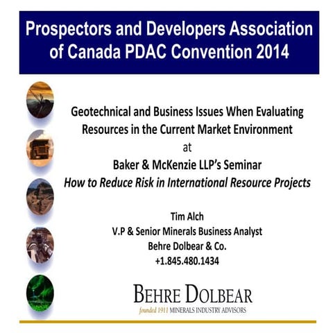 Behre dolbear ma'aden phosphate project 2012 | PDF