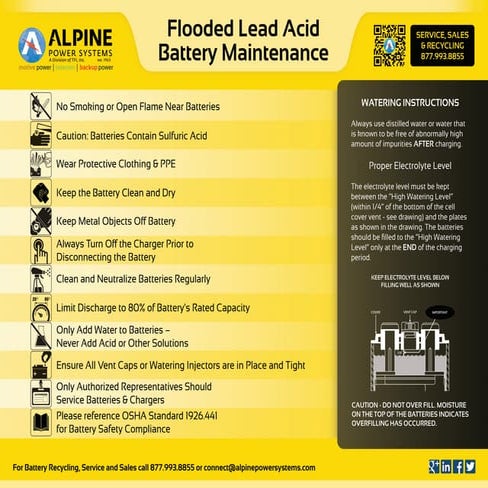 Safety Tips For Industrial Battery Maintenance | PPT