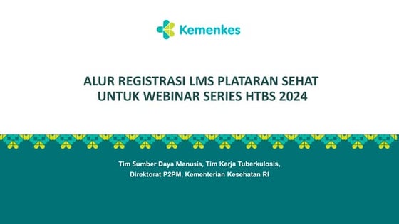 alur plataran sehat untuk peserta di lms kemkes | PDF
