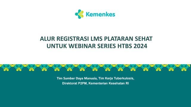 alur plataran sehat untuk peserta di lms kemkes | PDF