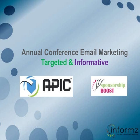 Email Marketing for Annual Conferences | PPTX | Email | Internet