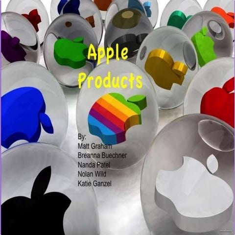 Final Apple Products Slides | PPT