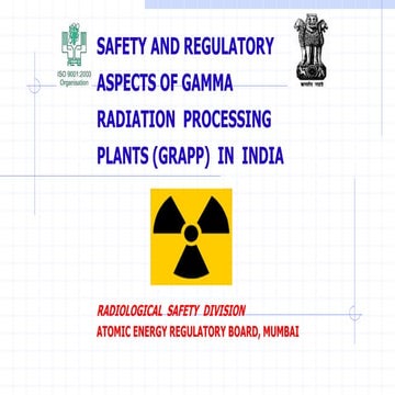 Final Applications of Gamma Radiation Processing Plants | PPTX